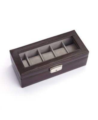 ROYCE New York 5 Slot Watch Display Case - Macy's
