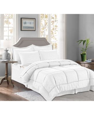 Elegant Comfort Bamboo Pinted Comforter Sets - Macy's