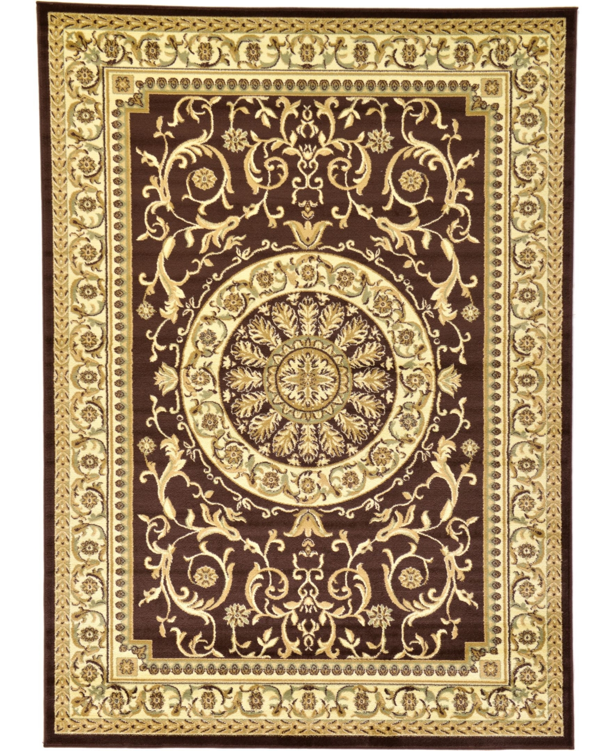 Click here for Bayshore Home Belvoir Blv2 7 x 10 Area Rug - Brown prices