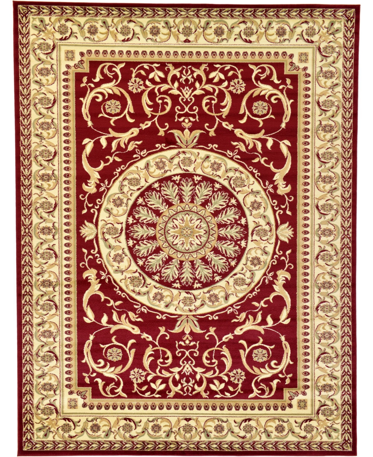 Click here for Bayshore Home Belvoir Blv2 9 x 12 Area Rug - Red prices
