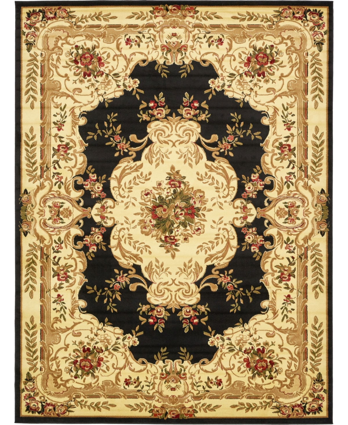 Click here for Bayshore Home Belvoir Blv5 9 x 12 Area Rug - Black prices