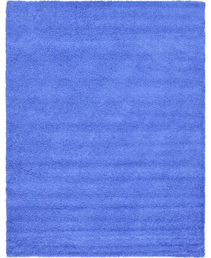 Bridgeport Home Exact Shag Exs1 Periwinkle Blue 12' x 15' Area Rug - Macy's
