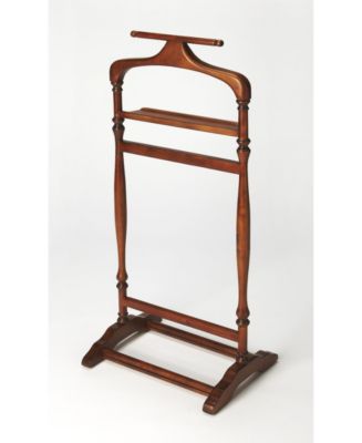 Butler Judson Burl Valet Stand - Macy's