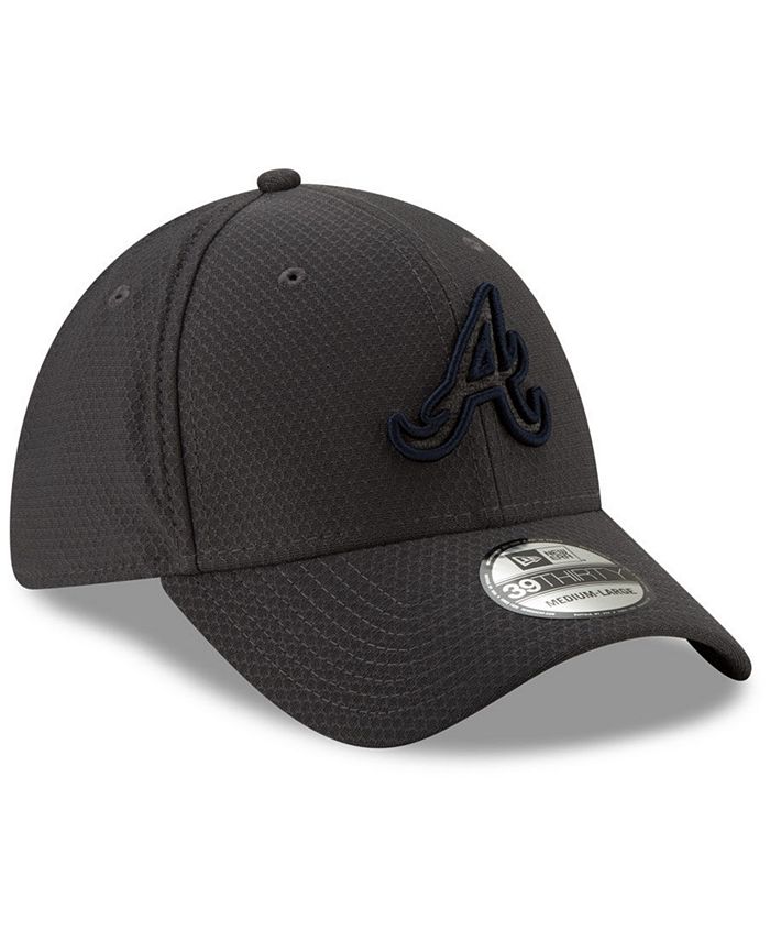New Era Atlanta Braves Graphite Pop 39THIRTY Cap - Macy's