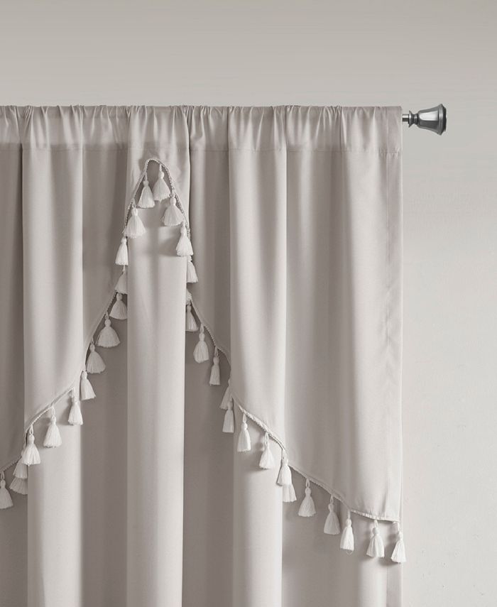 Intelligent Design Esther Total Blackout Rod Pocket 50" x 63" Window ...