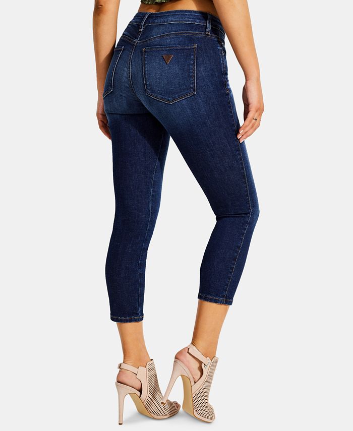 Guess Sexy Curve Cropped Skinny Jeans Macys