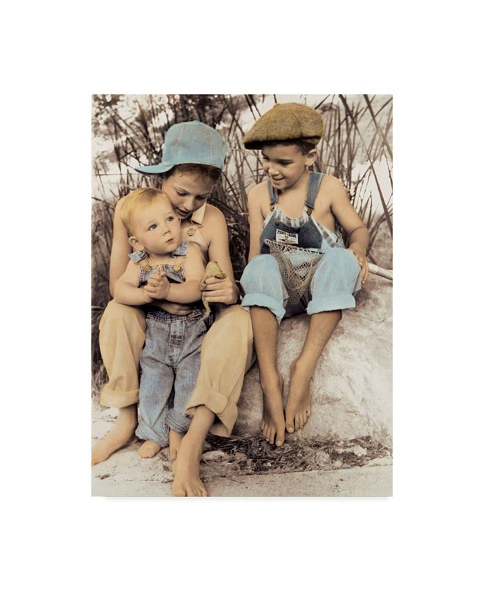 Trademark Global Sharon Forbes 'Polly Wog Bog' Canvas Art - 24" x 32 ...