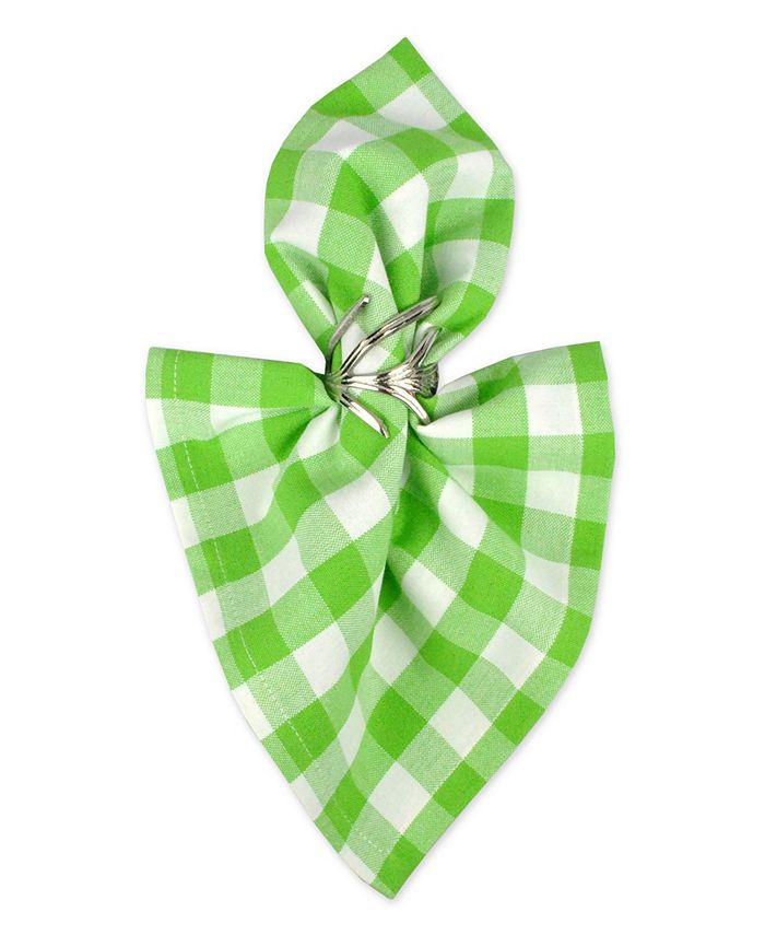 Design Imports Napkin Check, Set of 6 - Macy's