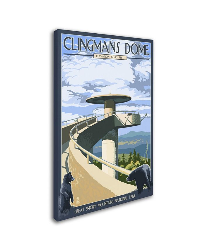 Trademark Global Lantern Press 'Clingmans Dome' Canvas Art - 30" x 47 ...