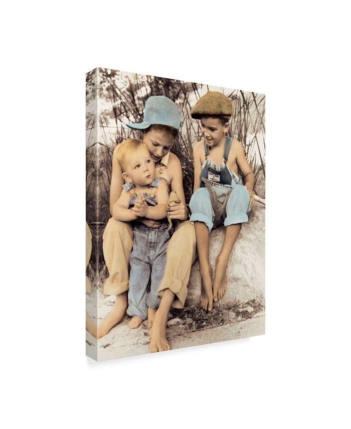 Trademark Global Sharon Forbes 'Polly Wog Bog' Canvas Art - 24" x 32 ...