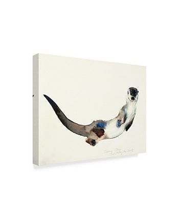 Trademark Global Mark Adlington 'Curious Otter' Canvas Art - 35" x 47" & Reviews - All Wall ...