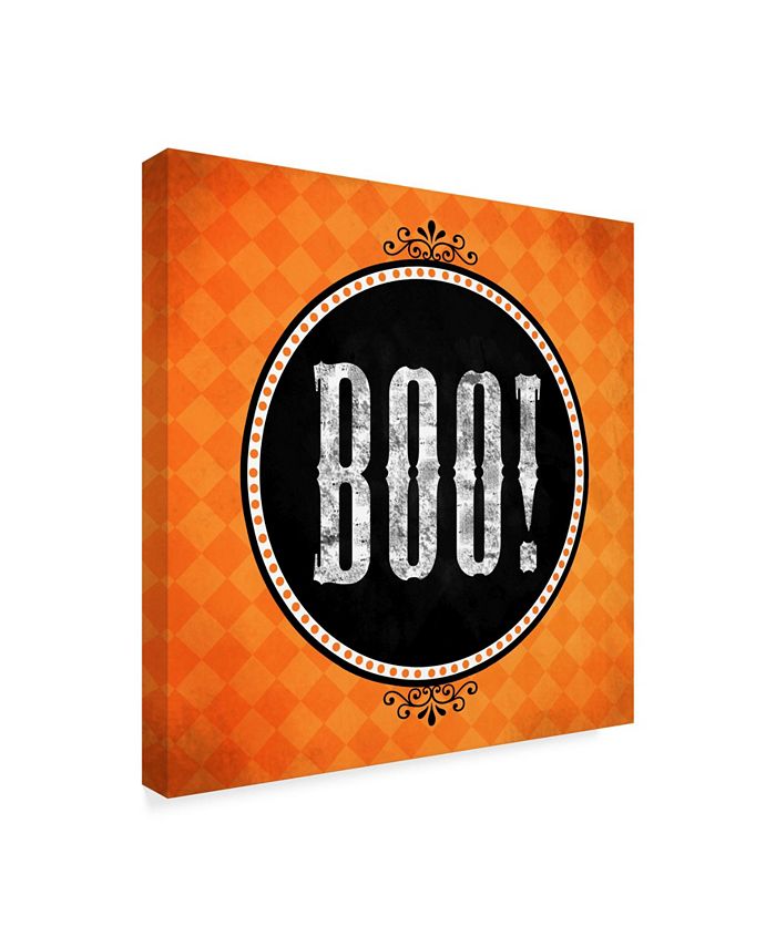 Trademark Global Valarie Wade 'Boo' Canvas Art - 14" x 14" - Macy's