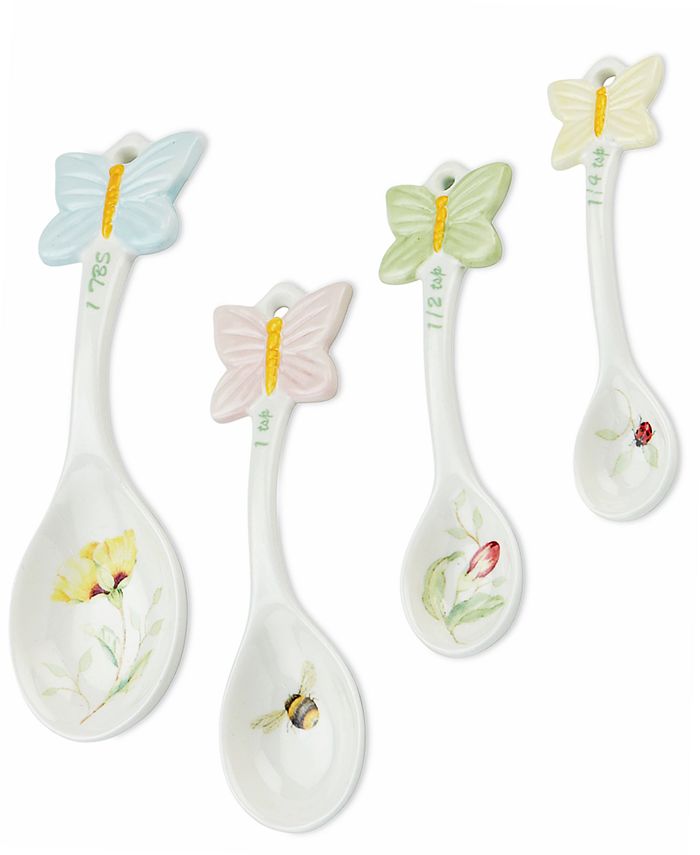 Lenox Butterfly Meadow Set /4 Measuring Spoons, Created for Macy's - Macy's