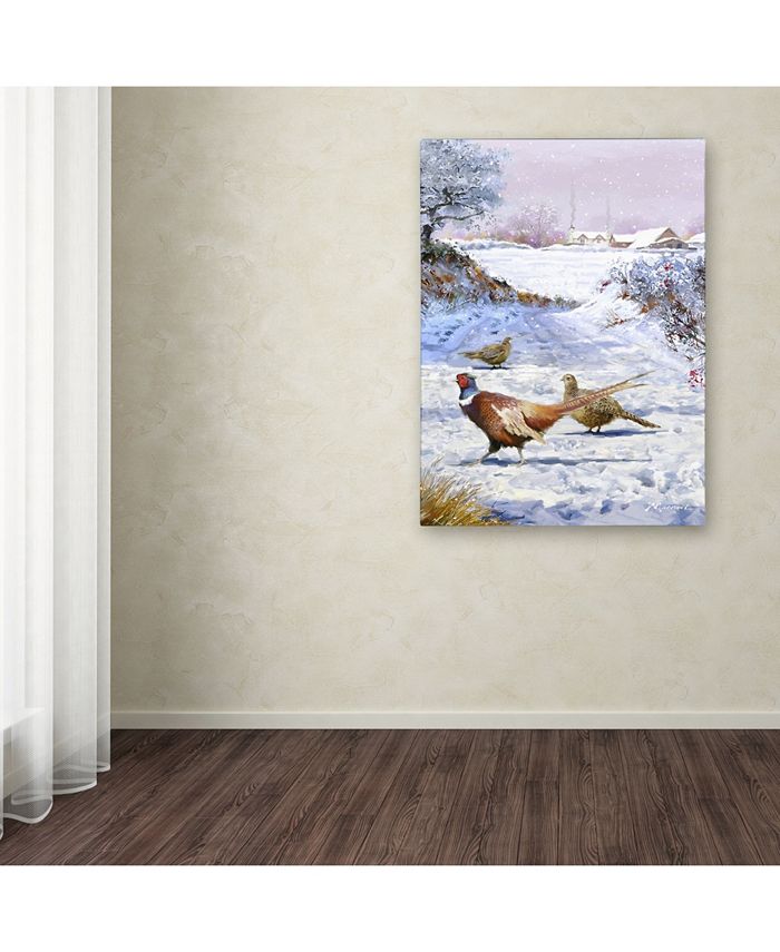 Trademark Global The Macneil Studio 'Pheasants' Canvas Art - 14" x 19 ...