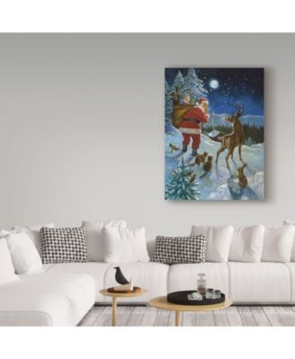 Trademark Global Hal Frenck 'Moonlight Delivery' Canvas Art - 24" x 32 ...
