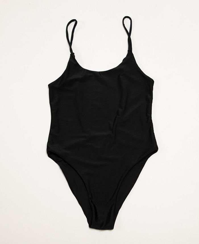 Bermies Clothing Inc. Bermies One-Piece Black Bathing Suit - Macy's