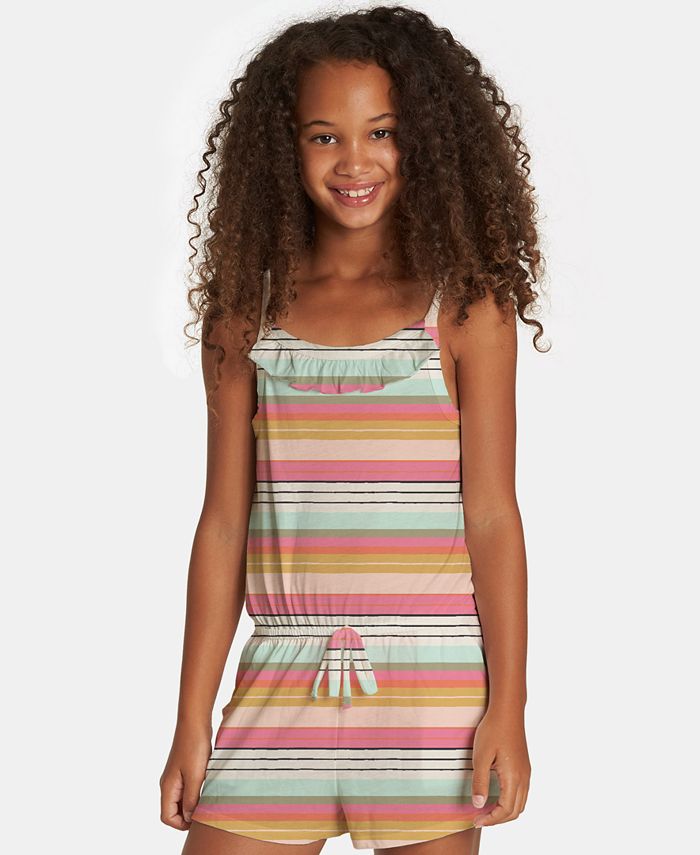 Billabong Big Girls Only One Striped Romper - Macy's