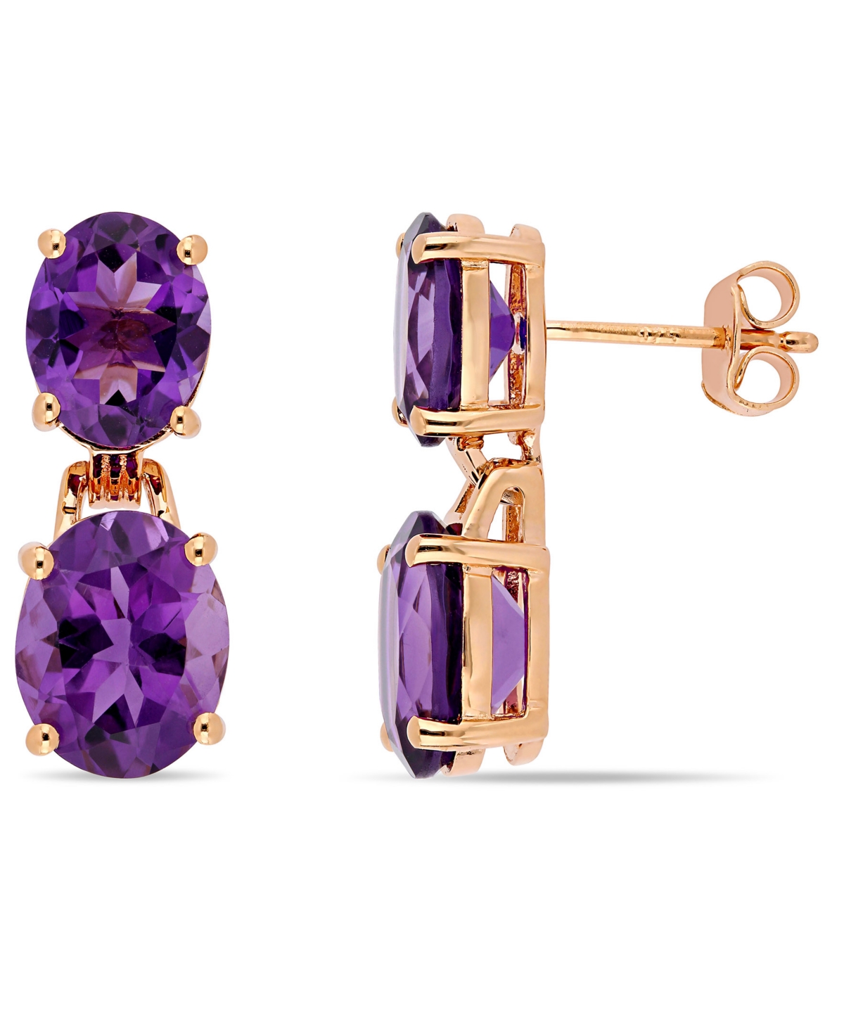 Click here for Garnet (10 ct.t.w.) Dangle Earrings in Gold over S... prices