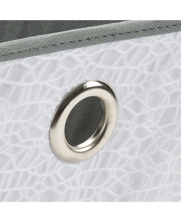 Kennedy International Simplify Embossed Nest Large Grommet Storage Tote ...