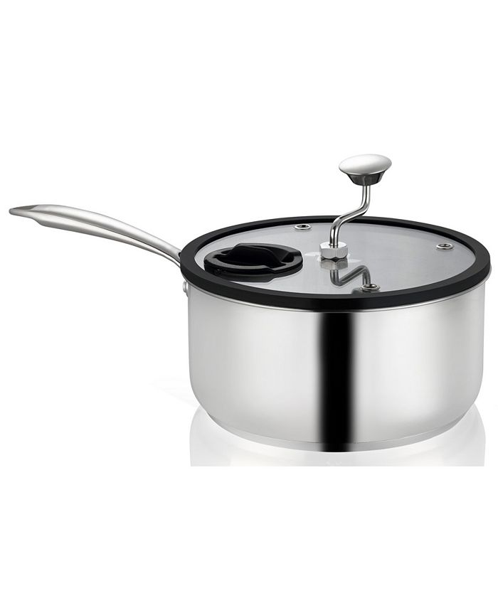 Ozeri Zippy Popcorn and Snack Maker in Nonstick Stainless Steel, 5.5 Qt ...