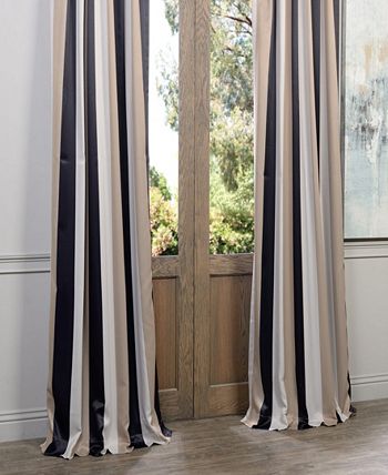 Exclusive Fabrics & Furnishings Georgetown Blackout 50" x 84" Curtain ...