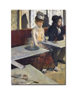 Trademark Global Edgar Degas 'Absinthe, 1875-76' Canvas Art - 32" x 24 ...