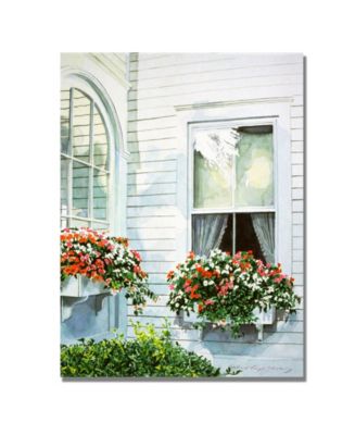 Trademark Global David Lloyd Glover 'Window Boxes' Canvas Art - 32" x ...