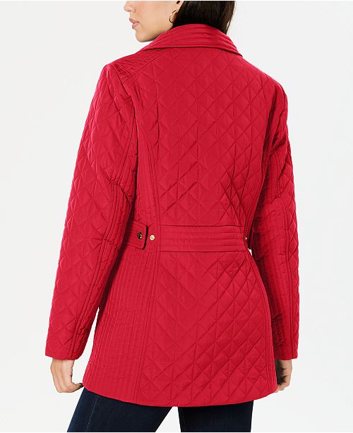 Jones New York Hooded Quilted Jacket & Reviews - Coats - Women - Macy's