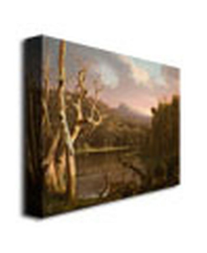Trademark Global Thomas Cole 'Lake with Dead Trees' Canvas Art - 24" x ...