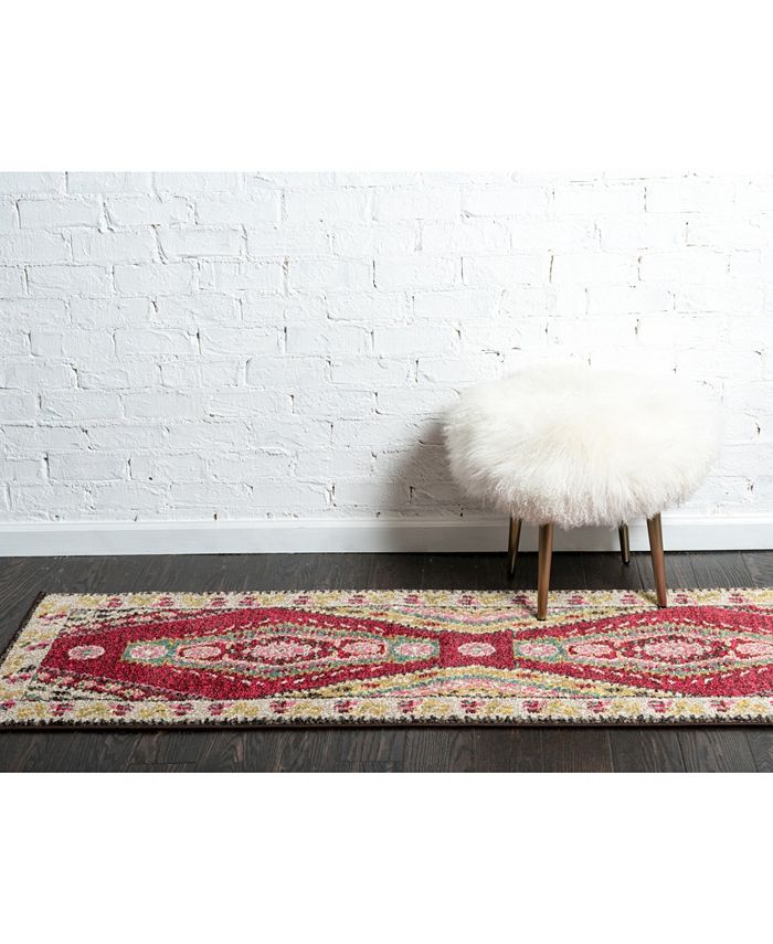 Bayshore Home CLOSEOUT! Arcata Arc1 Multi 2' 2" x 6' 7" Runner Area Rug ...