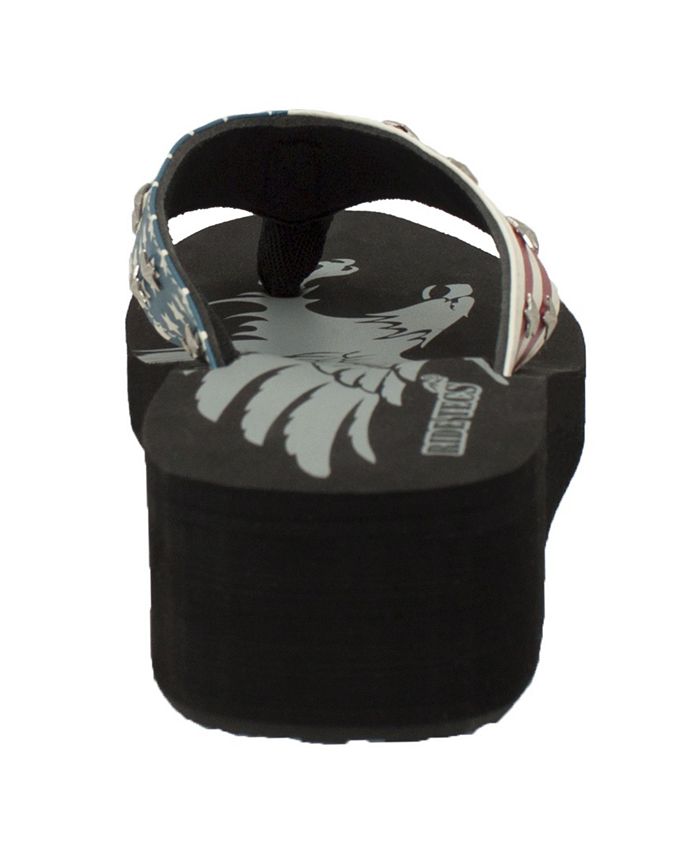 Shaboom Women's US Flag Thong Sandal - Macy's