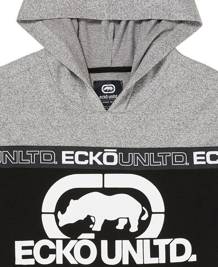 Ecko Unltd Men's Short Sleeve Tape Hoodie - Macy's