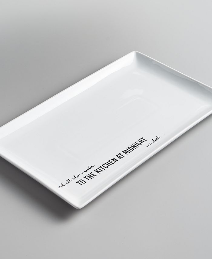 The Cellar CLOSEOUT! Words Wander Platter, Created for Macy's - Macy's