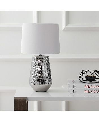 Safavieh Stark Silver Table Lamp - Macy's