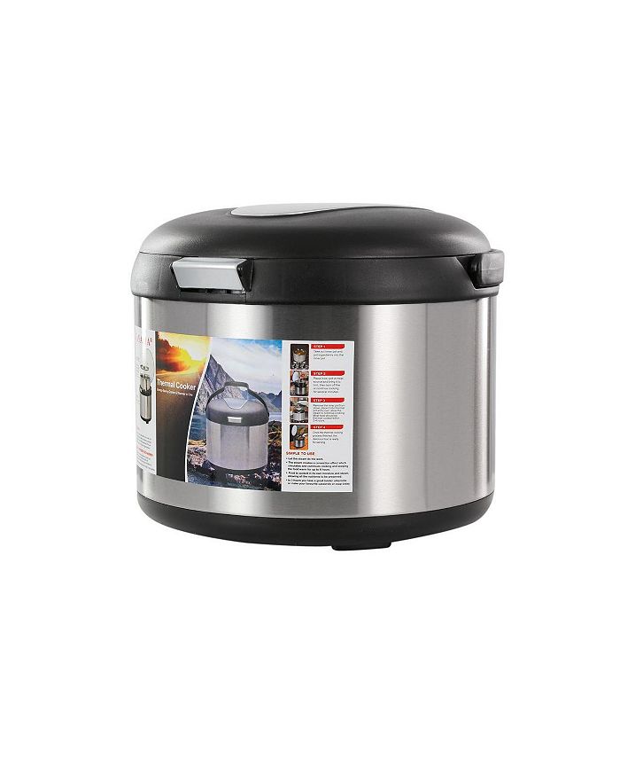 Tayama TXM-50CF Energy-Saving Thermal Cooker 5-Qt., Black - Macy's