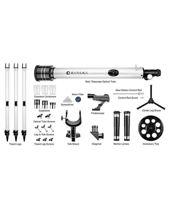 Barska 525 Power, 70060 Starwatcher Refractor Telescope, Az - Macy's