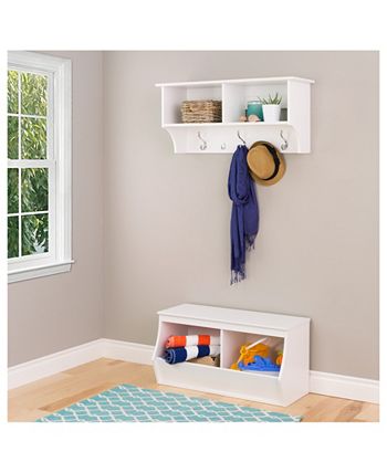 Prepac Monterey Stackable 2-Bin Storage Cubbie - Macy's