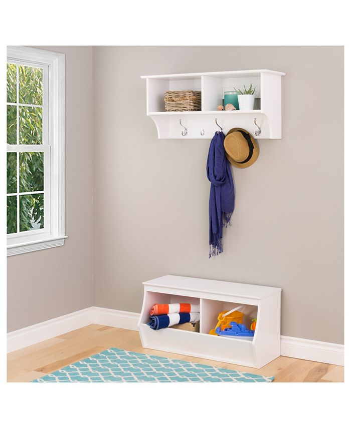 Prepac Monterey Stackable 2-Bin Storage Cubbie - Macy's