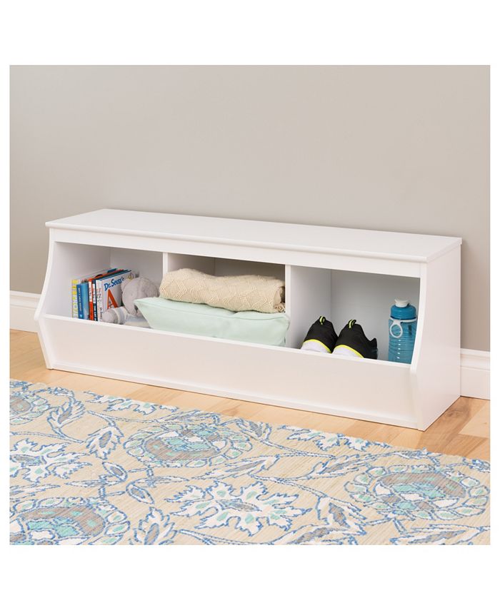 Prepac Monterey Stackable 3-Bin Storage Cubbie - Macy's
