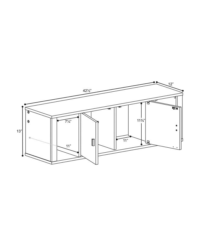 Prepac Designer Floating Hutch - Macy's