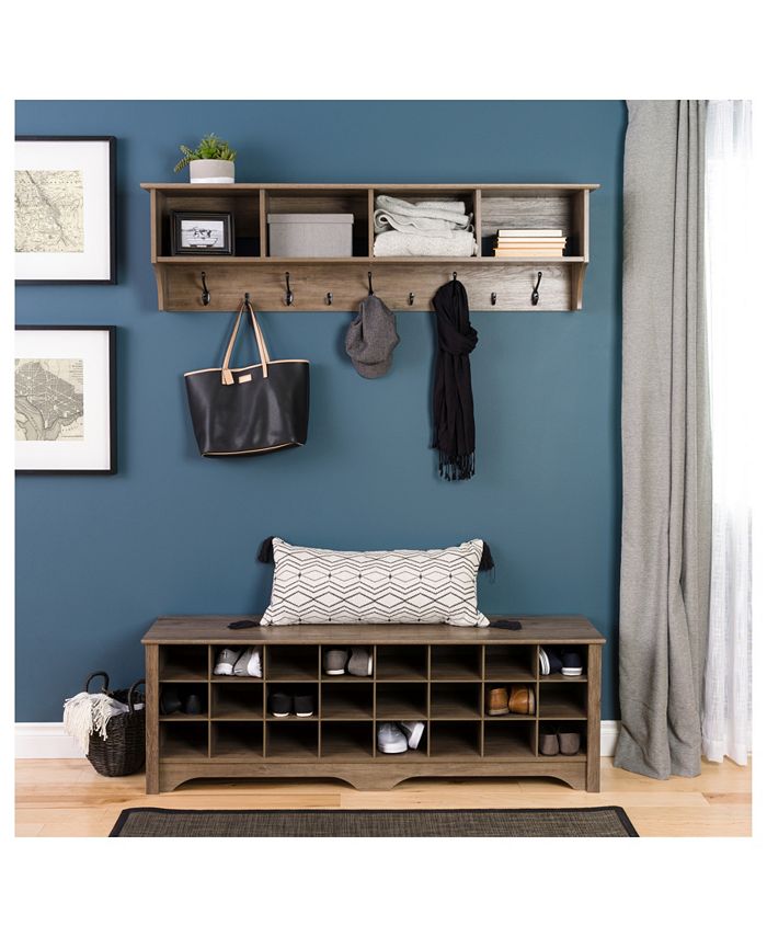 Prepac 60" Wide Hanging Entryway Shelf - Macy's
