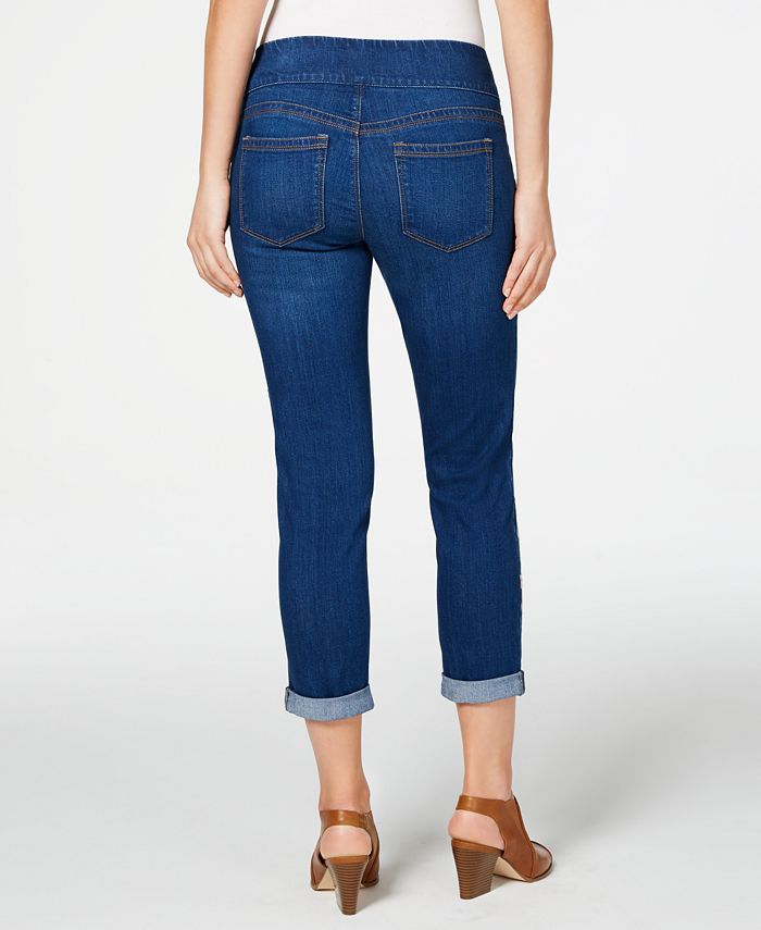 Style & Co Ella Embroidered Boyfriend Jeans, Created for Macy's - Macy's