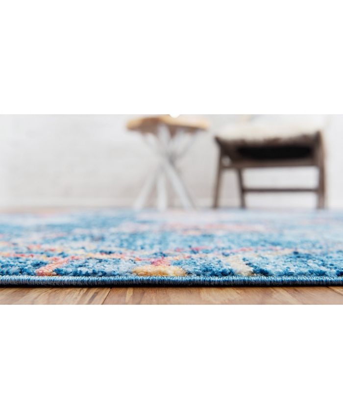 Bayshore Home Prizem Shag Prz1 8' x 11' Area Rug - Macy's