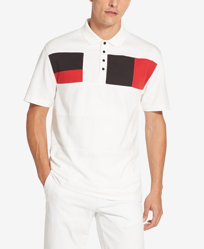 DKNY Men's Interlock Colorblocked Polo Shirt - Macy's