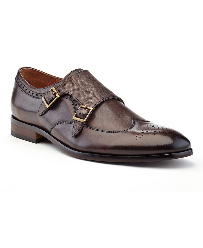 Ike Behar Men's Hand Made Double Monk Strap - Macy's