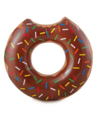 Play Gourmet Chocolate Doughnut - Inflatable Swimming Pool Tube