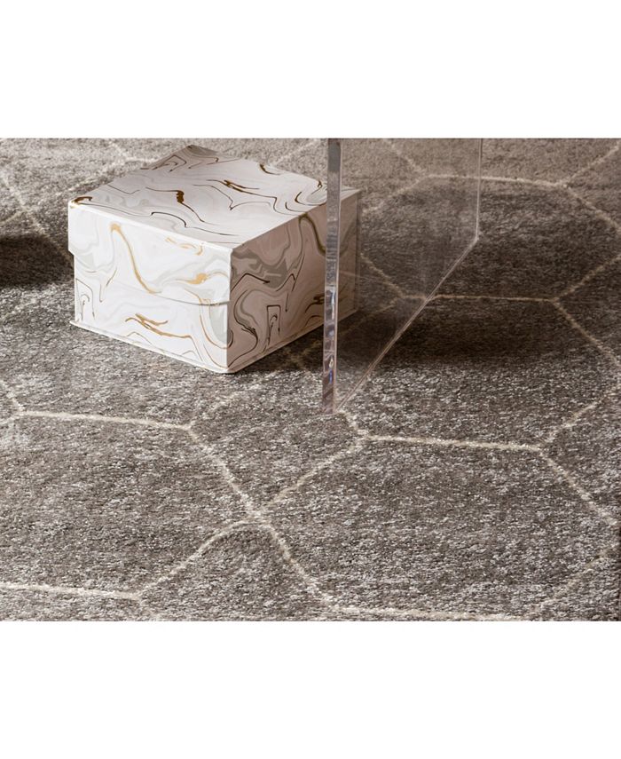 Bayshore Home Plexity Plx1 Light Gray 5' x 8' Area Rug - Macy's