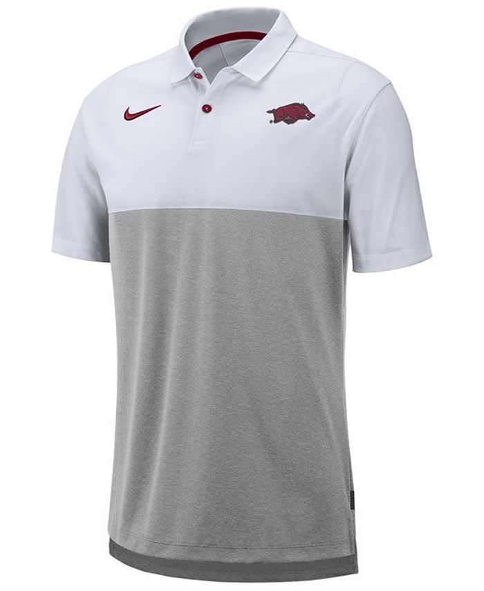 Nike Men's Arkansas Razorbacks Dri-Fit Colorblock Breathe Polo - Macy's