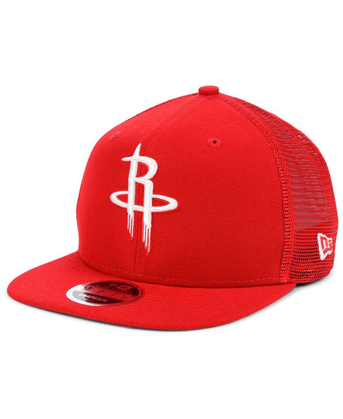 New Era Houston Rockets Dub Fresh Trucker 9FIFTY Snapback Cap - Macy's
