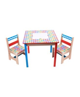 Grow 'N Up Crayola Wooden Table and Chair Set - Macy's
